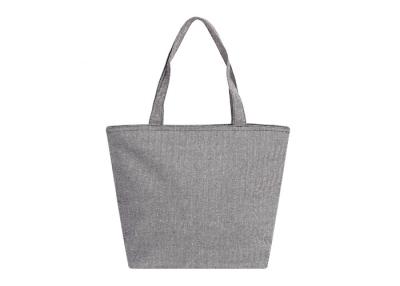 Cina L'iso Eco Gray Canvas Shopping Totes Reusable amichevole ha personalizzato la drogheria Tote Bags in vendita