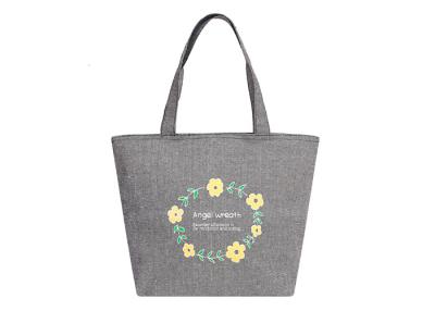 Cina L'iso Eco Gray Canvas Shopping Totes Reusable amichevole ha personalizzato la drogheria Tote Bags in vendita
