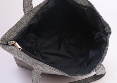 Cina L'iso Eco Gray Canvas Shopping Totes Reusable amichevole ha personalizzato la drogheria Tote Bags in vendita