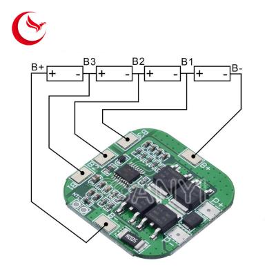 China van de het Li-ion BMS PCM van 4S 14.8V/van 16.8V 20A de piekraad bms pcm batterijbescherming voor de batterij van lithiumlicoo2 Limn2O4 18650 Li Te koop