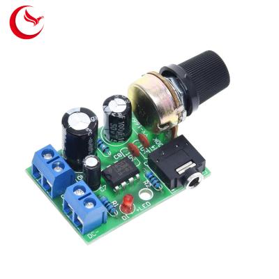 중국 10W LM386 오디오 능력 증폭기 이사회 DC 3V~12V 18x40x18mm 판매용