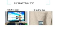 China EMF Protection Silver Lined Beanie 55-65dB Shielding 10MHz-3GHz for sale