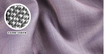 China tela de plata del color antibacteriano anti de la radiación para la ropa el proteger electromágnetico en venta