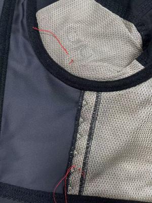 China silver mesh fabric for women corselet emf shielding en venta