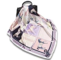 China Anti EMF Kerchief Thyroid Protection 48cm 90cm Silver Plated Fabric 55 65dB Shielding for sale