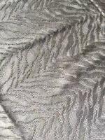 China EMF Shielding Silver Jacquard Mesh Fabric 150cm Width 100g Weight Anti Radiation for sale