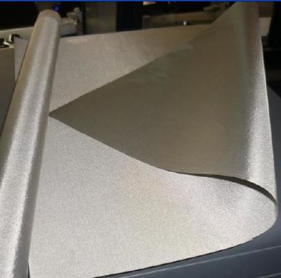 China NFC Shield Nickel Copper Ripstop Conductive Fabric 80dB Shielding 1m Width for sale
