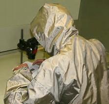 China rf shielding nickel copper plain weave conductive fabric for radiation protection suits 70DB at 3GHZ for sale