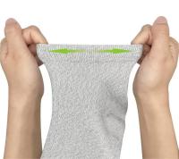 China Silver Fiber Conductive Earthing Grounding Socks Antibacterial EMF Protection One Size for sale