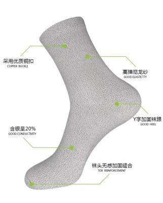 China silver conductive earthing grounding socks en venta