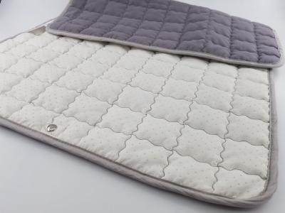 China anti emf baby grade A cotton silver earthing bed pad en venta