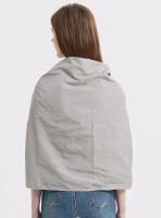 China Wholesale 5G Blocking EMF Protection Scarf 145x55cm Silver Fiber Anti Radiation for sale