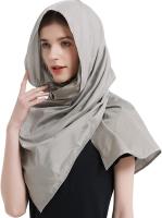 China Wholesale 5G Blocking EMF Protection Scarf 145x55cm Silver Fiber Anti Radiation for sale