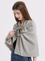 China Wholesale 5G Blocking EMF Protection Scarf 145x55cm Silver Fiber Anti Radiation for sale