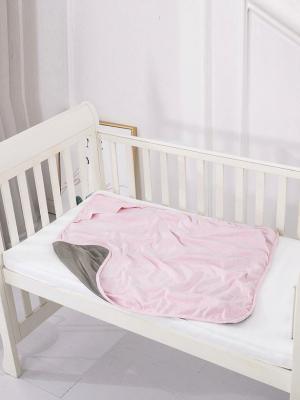 China EMF que protege la manta cotton+silver del bebé en venta