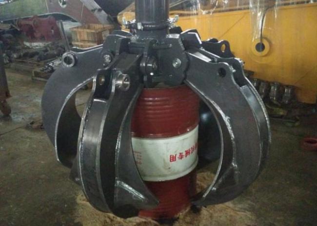 High Wear Resistant Orange Peel Scrap Grapple Less Downtime Multi Color