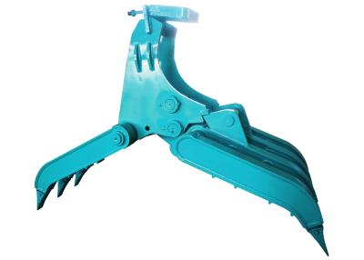 China Kobelco SK200 Mechanical Excavator Rotating Grapple for sale