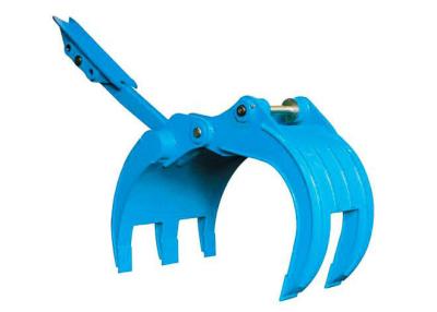 China 1.3 Ton Bucket Cylinder Driven Backhoe Grapple Attachments for sale