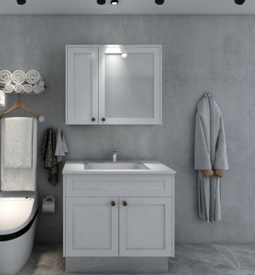 China Modern Stainless Steel Bathroom Vanity Mold Free For Commercial Restrooms for sale
