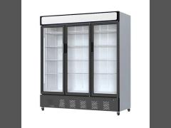 Rechte 680L-van het de Koelkast220v 50HZ Zelf Sluitende Glas van de Drankvertoning de Deurkoeler