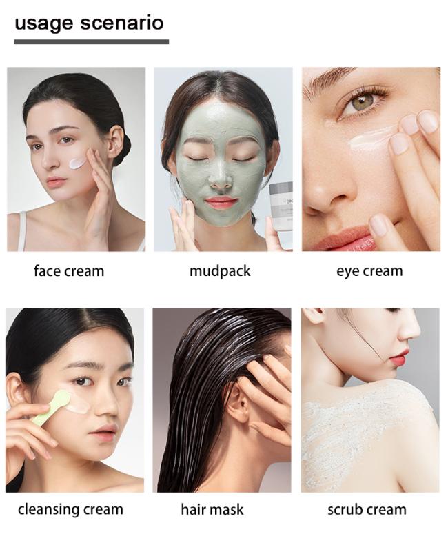 PETG003 100g 120g 150g 200g 250g Transparent PETG Plastic Jar Container For Facial Cream Body Scrub Packaging