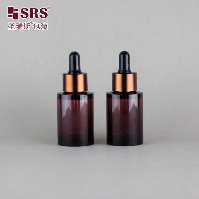 中国 プラスチックドロッパー エッセンス 血清 化粧品 スキンケア 高級 PET 30ml ボトル 販売のため