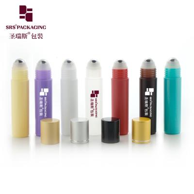 中国 円筒型PP PCR インジェクション カラー 空き 化粧品 ロールオン ボトル 30ml ロール ボトル 販売のため