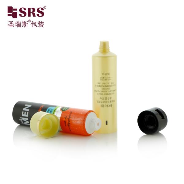 30ML 50ML Empty PE Plastic Cosmetic Foundation Liquid Pump Squeeze Tubes