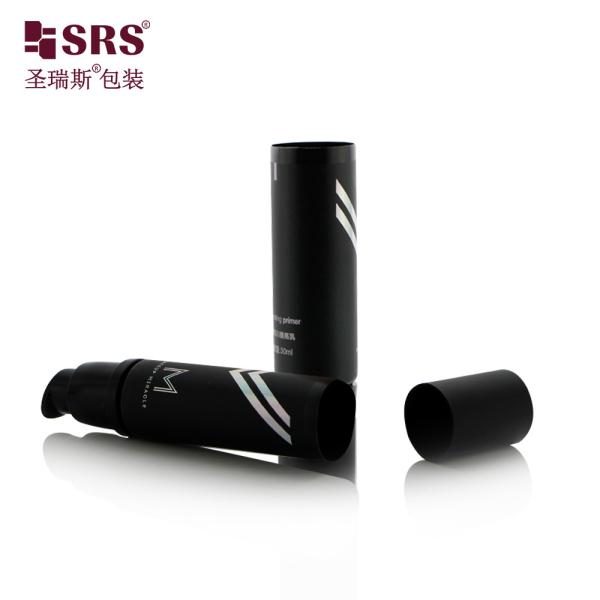 30ML 50ML Empty PE Plastic Cosmetic Foundation Liquid Pump Squeeze Tubes