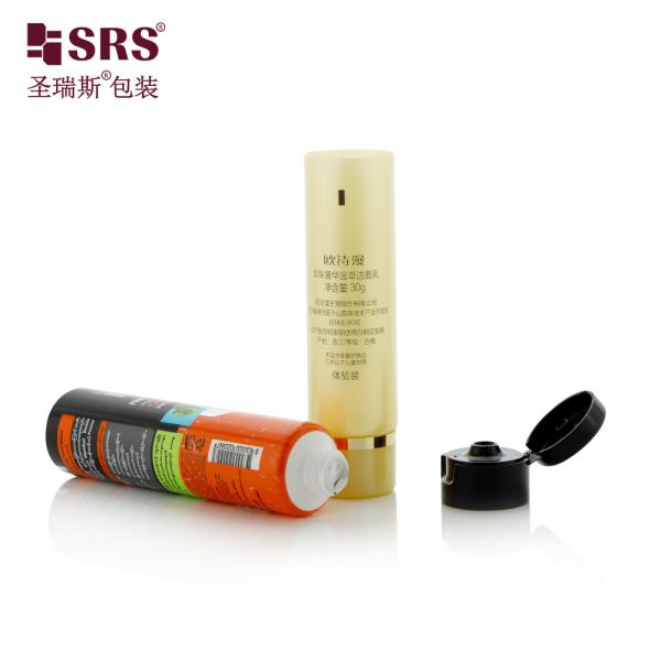 30ML 50ML Empty PE Plastic Cosmetic Foundation Liquid Pump Squeeze Tubes