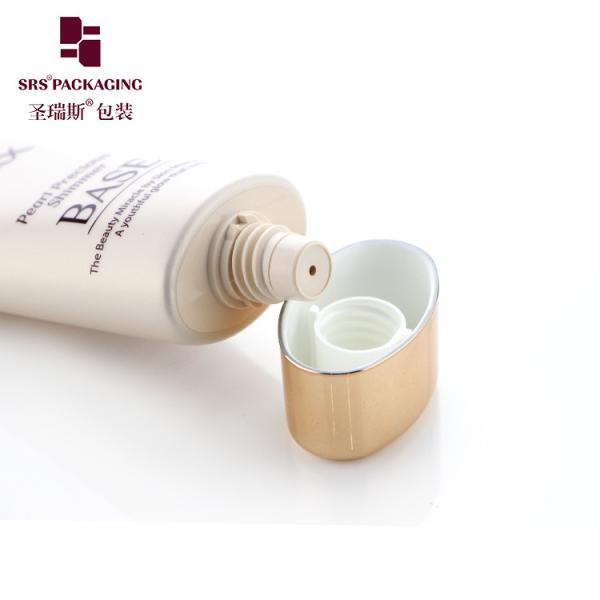 30ML 50ML Empty PE Plastic Cosmetic Foundation Liquid Pump Squeeze Tubes
