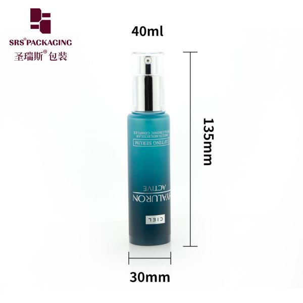 30ML 50ML Empty PE Plastic Cosmetic Foundation Liquid Pump Squeeze Tubes