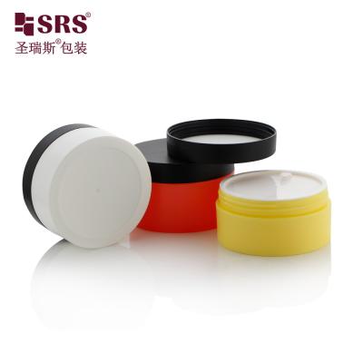 Cina 50g 75g 100g 150g Personalizzazione a parete singola Matte PCR Riciclabile Vaso vuoto di plastica PP in vendita