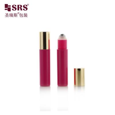 China Recycled Plastic Injection Customization Color Red Eye Serum Massage Roll On PP Bottle for sale