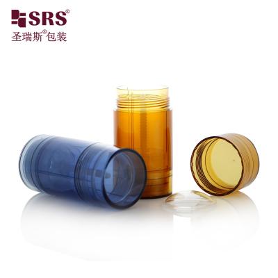 Cina Forma rotonda Personalizzazione Iniezione Colore Plastica PP Deodorante Stick Contenitore 75g in vendita
