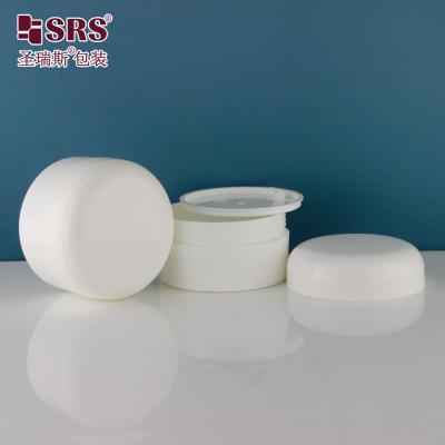 China Round Injection White Plastic PP PCR Available Cosmetic Cream 120g jar for sale