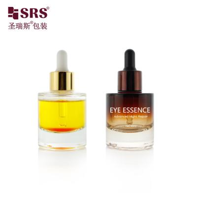 Cina 30 ml 1 oz di profumo cosmetico vuoto siero bottiglia gocciolante in vetro con pipetta in vendita