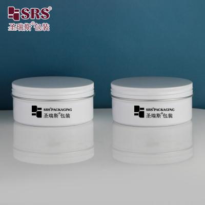 Cina 50g 100g 200g 250g Crema per la cura della pelle vuota Maschera per capelli Barattolo cosmetico in argento in vendita