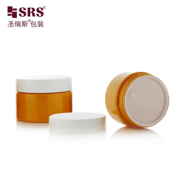 100g 150g 200g 300g Plastic Empty Recycled Material Body Scrub Container PET Cosmetic Jars
