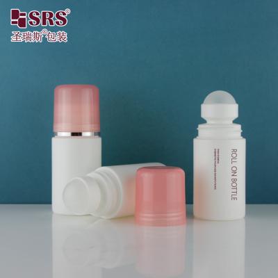 China 60ml 2 oz PP PCR Plastic Customization Color Recycled Roller Gel Bottle Empty Roll On Deodorant Bottles for sale