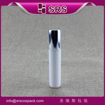 Cina SRS bottiglia di palla di plastica riciclato vuota da 10 ml per siero per gli occhi con tappo a vite in alluminio in vendita