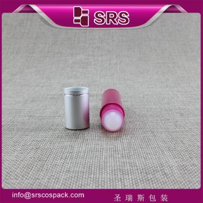 Cina SRS bottiglia di palla di plastica riciclato vuota da 10 ml per siero per gli occhi con tappo a vite in alluminio in vendita