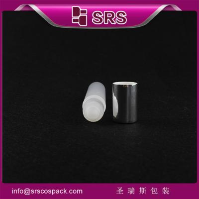 China SRS wholesale nature color empty eye cream packaging 12ml roll on bottle with aluminum cap for sale