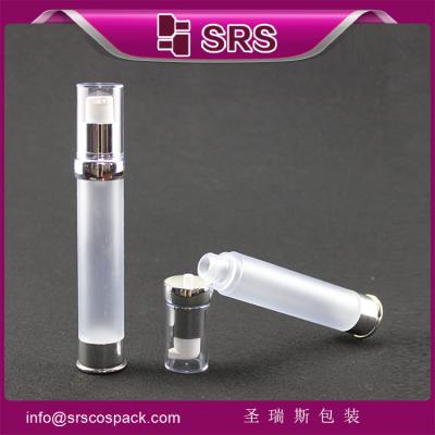 중국 A0214 15ml 20ml 30ml 맑은 매트 공기 없는 펌프 병 판매용