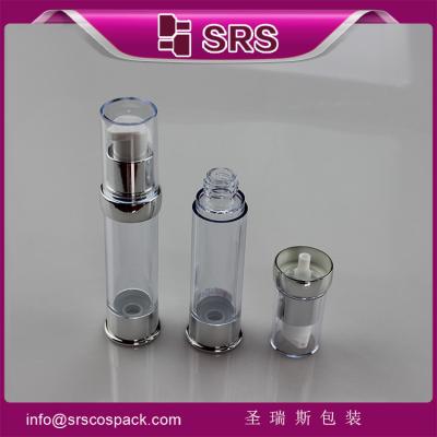 中国 SRS 2015 最新デザイン プラスチック製 丸 透明 贅沢 空き 15ml 20ml 30ml 血清瓶 販売のため