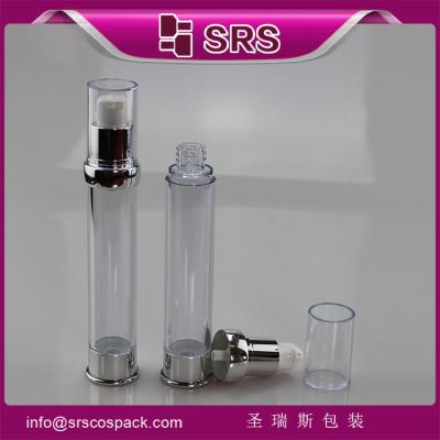 中国 SRS 2015 最新デザイン プラスチック製 丸 透明 贅沢 空き 15ml 20ml 30ml 血清瓶 販売のため