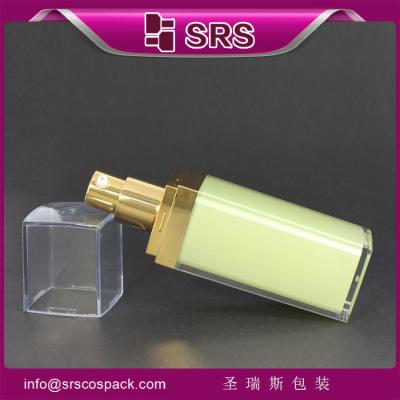 中国 Shengruisi Square Shape 空っぽの空気のないボトル 15ml 30ml 50ml プラスチック化粧品容器 販売のため