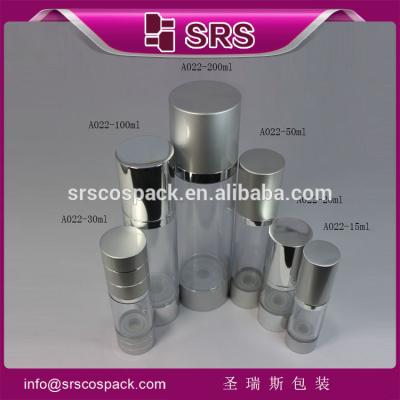 중국 쉐그루이시 포장 A022-15ml 20ml 30ml 50ml 100ml 200ml 공기 없는 로션 병 판매용