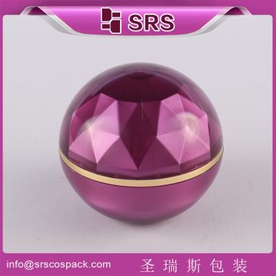 China ball shape J011 15G 30G 50G acrylic cream jar manufacturer for sale