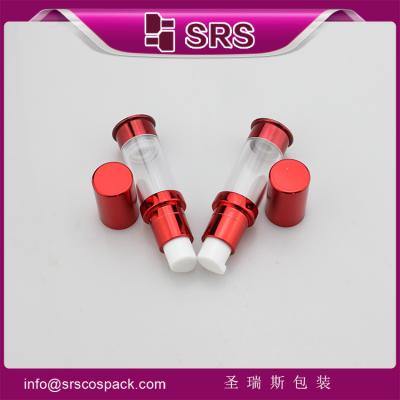 中国 A0214 メタリ化赤色 血清用の小型空気のないポンプボトル 販売のため